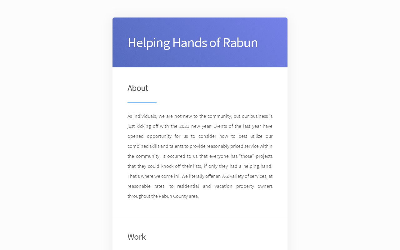 Helping Hands of Rabun